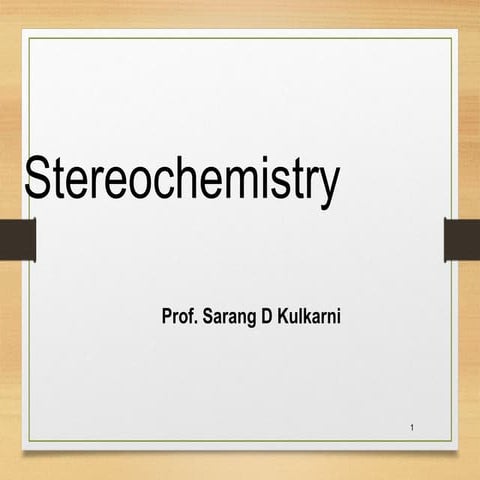 Stereochemistry, Basic principles, Chirality, Enantiomers | PPT