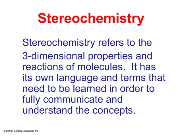 Steriochemistry ppt | PPTX
