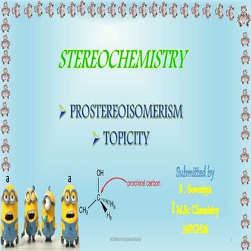 Stereochemistry prochirality&topicity | PPTX