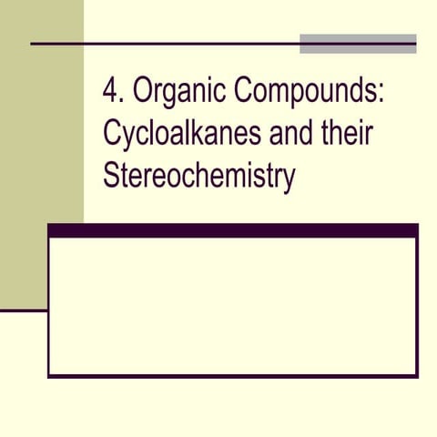 Conformational analysis of cyclohexane | PPTX