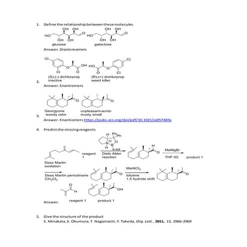 chemistry question - 5 questions | DOCX