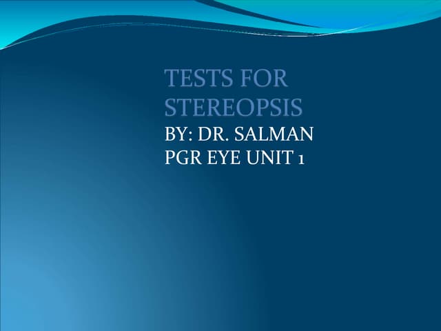 Titmus fly test -polaroid vectograph.. | PDF