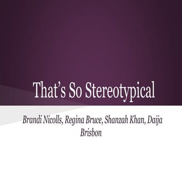 Stereotypes - English003-67 | PPT