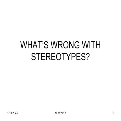 STEREOTYPES.ppt