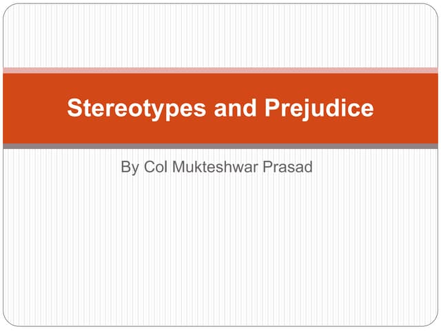 Stereotype | PPT