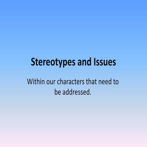 Stereotypesidsdd | PPT