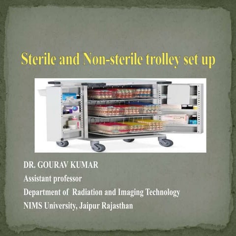 Sterile and non-sterile trolley set up.pptx