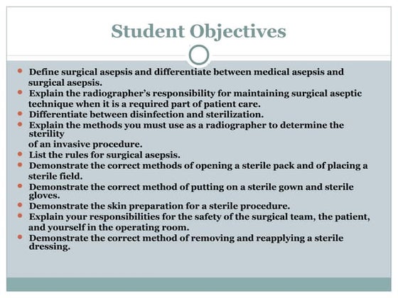 Guidelines for Maintaining a Sterile Field in an Operating Room | PPT