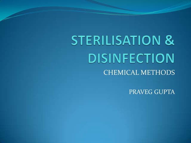 Sterilization | PPTX