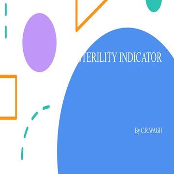 Sterilization indicators | PPTX