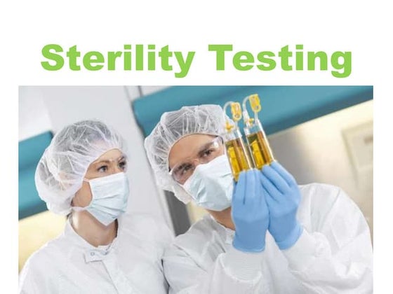 Sterility testing of Pharmaceutical Products | PPT