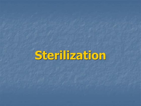 Sterilization mathematics (F0. Fphy, Fbio, Sterility Assurance (SAL) calculation | PDF