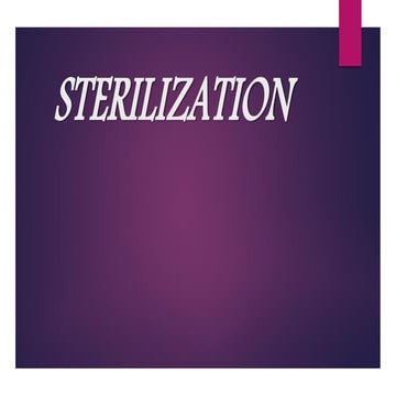 Moist heat sterilization | PPTX