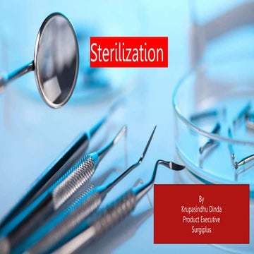 Sterilization | PPTX