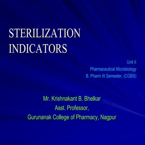 6 CLASSES OF CHEMICAL INDICATORS FOR STEAM STERILIZATION | PDF