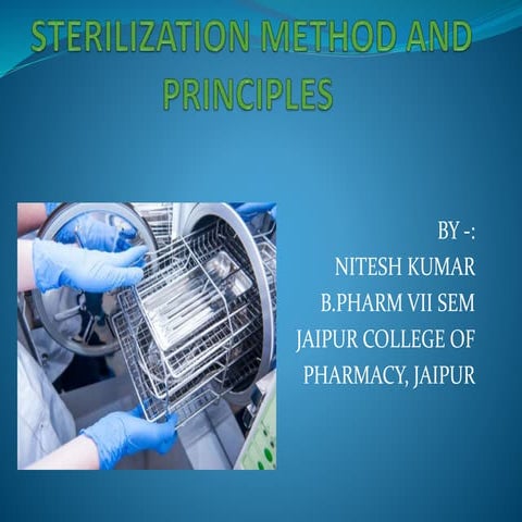 Sterilization | PPTX