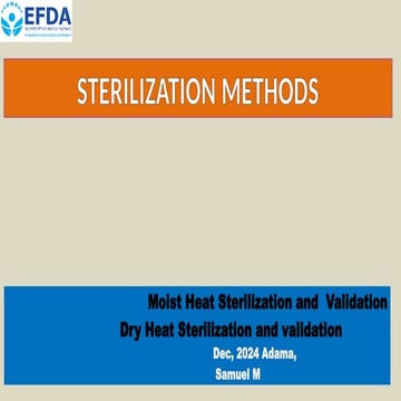 STERILIZATION METHOD AND VALIDATION.pptx