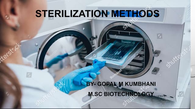 Sterilization | PPTX