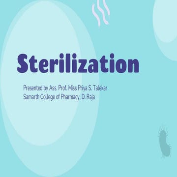 Sterilization Unit 2.pdf their physical chemical and mechanical process inshort | PDF