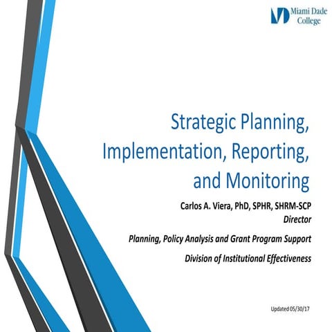 Strategic Planning, Implementation, Monitoring, and Reporting | PPT