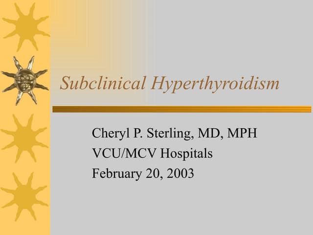 CASE PRESENTATION ON HYPERTHYROIDISM | PPTX