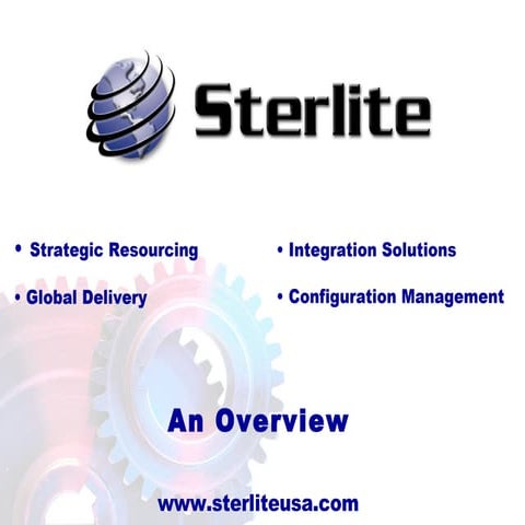 Sterlite Software USA, Inc. | PPT