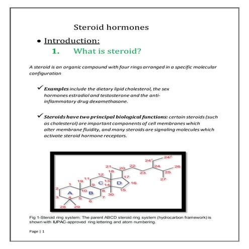 Hormones and its classification | PDF