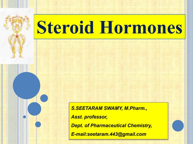 Biosynthesis of steroids | PPT