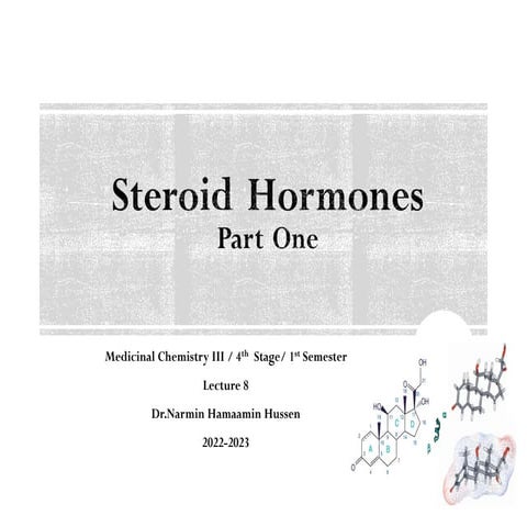 Testosterone hormone - Medicinal Chemistry | PPTX