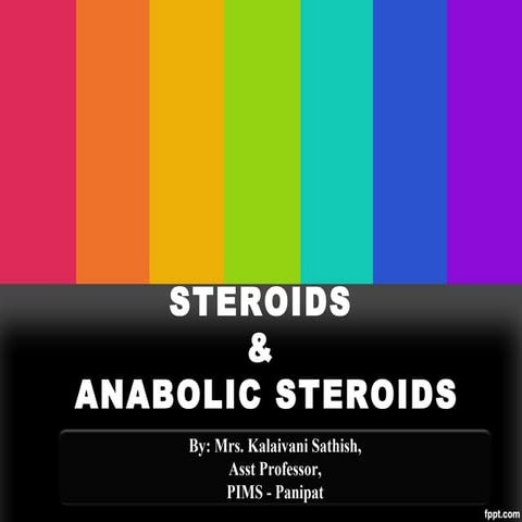 Steroids and anabolic steroids | PPT