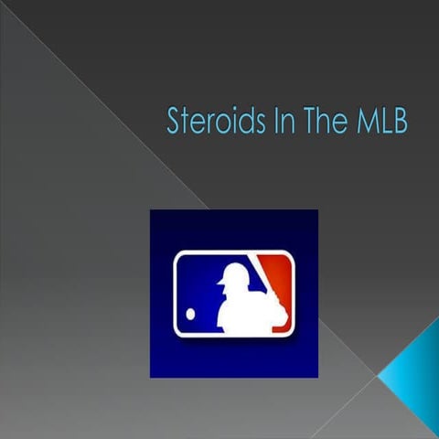 Steroids in the mlb | PPT
