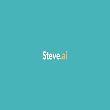 Steve ai | PDF
