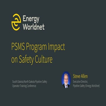 PSMS Program Impact on safety culture 23 | PPT