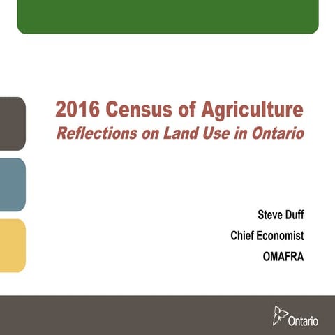 1. Ag Census 2016 - Steve Duff | PPT