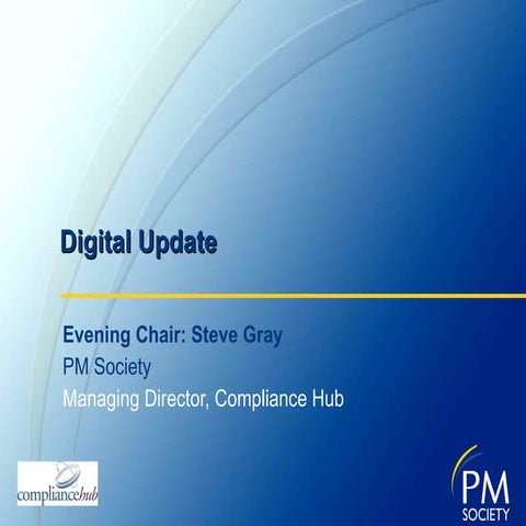 Steve Gray Digital Update presentation | PPT