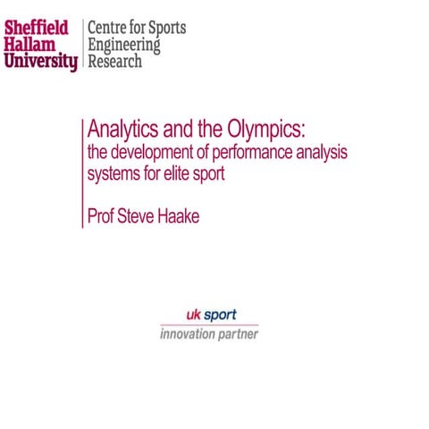 Analytics and the Olympics: the development of performance analysis ...