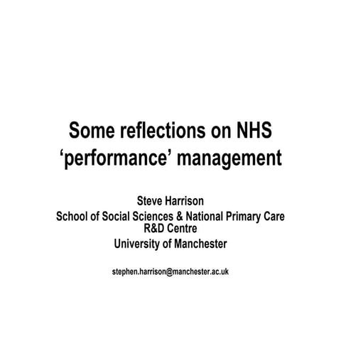 Steve harrison | PPT