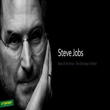 Steve jobs | Strategic Thinker | PPT