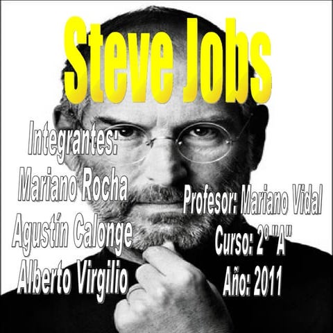 Steve Jobs: Historia, inventos, vida y recorrido. | PPTX