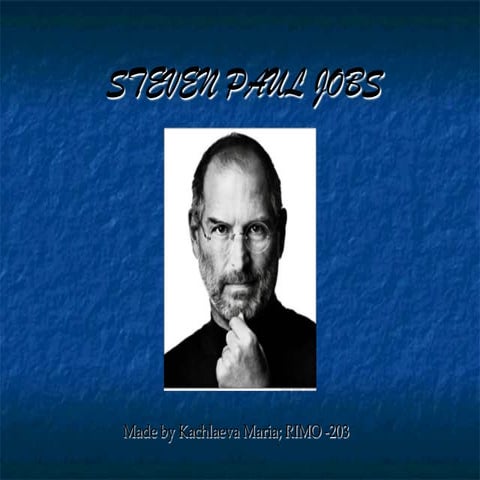 Steve jobs | PDF