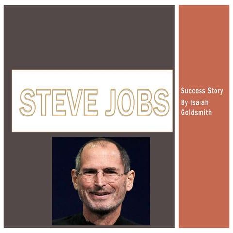 Steve jobs ( Apple ) | PPTX