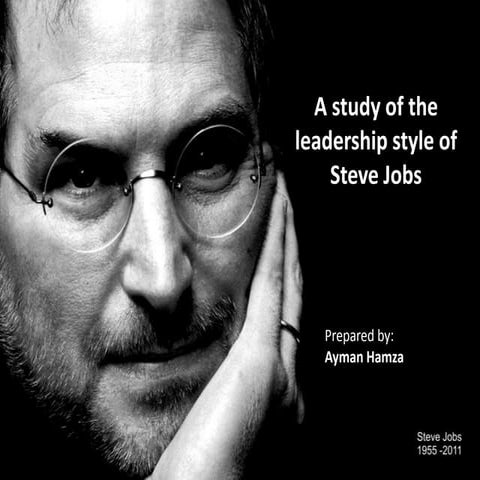 Steve jobs, Leadership model | PPTX
