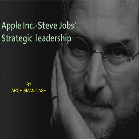 ON LEADERSHIP - STEVEJOBS | PPT