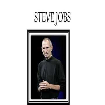 Steve jobs | PPT