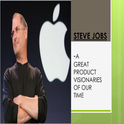 Management lessons of steve jobs | PPTX