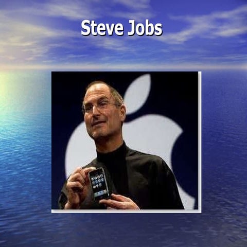 Steve Jobs / Expo Power Point del Tiempo | PPTX