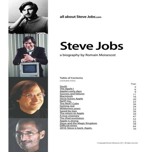 Steve jobs biography | PDF