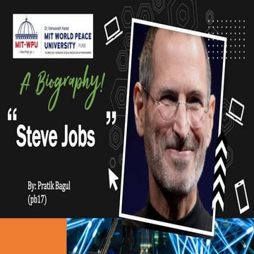 STEVE JOBS PPT BY PRATIK BAGUL PB17.pptx