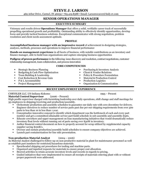 Marc Parrett's Resume | PDF
