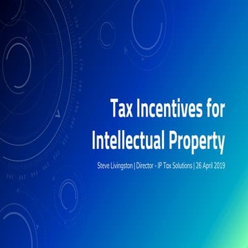Tax Incentives for Intellectual Property (UK) | PPT